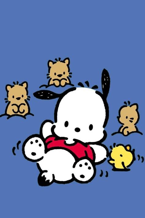 7개의 포차코 배경화면 아이디어 배경화면 산리오 캐릭터 귀여운 그림