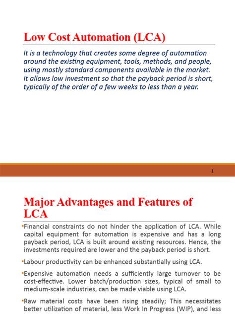 Fms Unit 1 Low Cost Automation Pdf