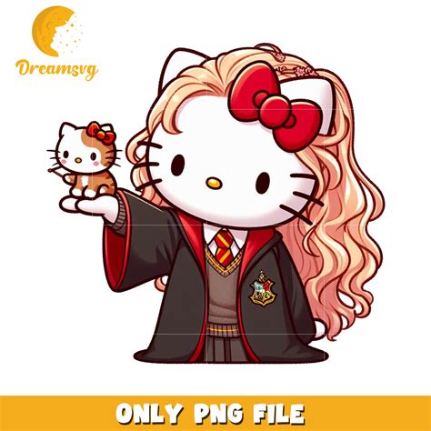 Hello Kitty Hogwarts Png Download Dreamsvg Store