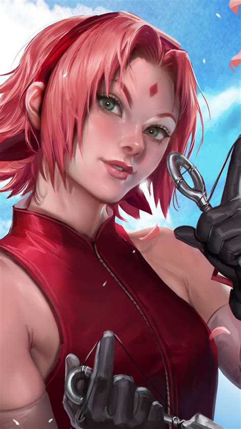1080x1920 Sakura Haruno Naruto Anime Anime Girl Cosplay Hd