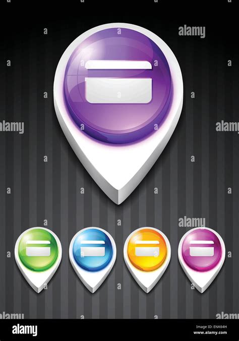 Vector Credit Card 3d Style Icon Stock Vector Image And Art Alamy