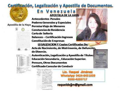 Apostilla Y Legalización De Documentos Píritu Doplim 223943