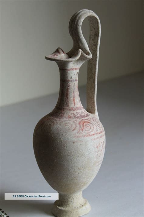 Ancient Greek Pottery Canosan Oniochoe 4th Bc Wine Jug