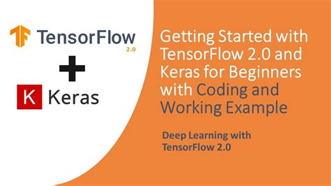TensorFlow 2 0 Tutorial For Beginners 1 Getting Started With Coding