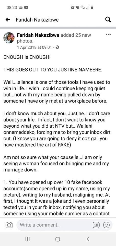 Nameere Justine Forgives Proud Ntv Akawungeezi News Reader Faridah