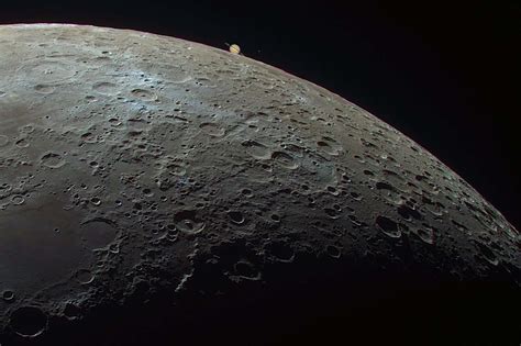 See Saturn Emerge From Behind Our Moon In Game Of Celestial Peek A Boo