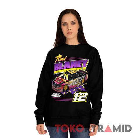 Vintage Nascar Ryan Blaney 12 Bodyarmor Shirt Tokopyramid