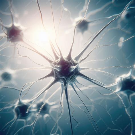 Premium Ai Image Abstract Fractal Neuron Brain Background