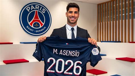 Mercato Pros Marco Asensio Signe Au Paris Saint Germain Jusqu En 2026