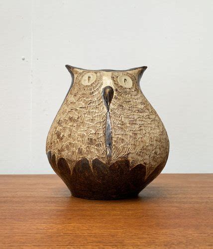 Large Studio Pottery Owl Sculpture S For Sale At Pamono