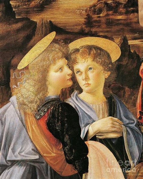 Baptism Of Christ Leonardo Da Vinci The Baptism Of Christ By Leonardo