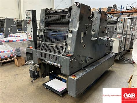 Two Colour Used Offset Printing Machines Used Heidelberg GTO Z 52 Two Color Offset Printing