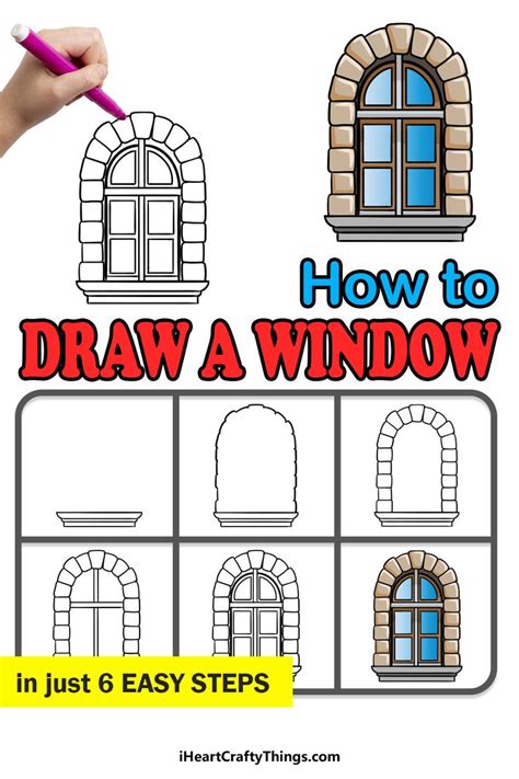How To Draw A Window A Step By Step Guide Easy Drawings Drawing Lessons Easy Doodles Drawings