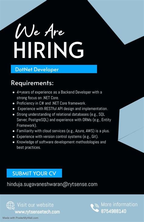 Hinduja Sugavaneshwaran On Linkedin Hiring Dotnet Dotnetdeveloper