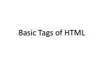 PPT Basic HTML Tags PowerPoint Presentation Free Download ID 5881373