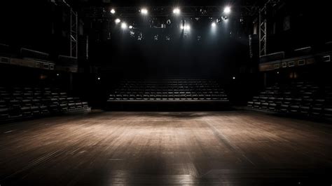 Premium Ai Image An Empty Stage