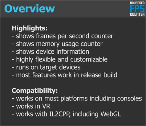 Advanced Fps Counter