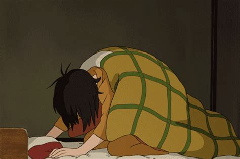 Anime Girl Waking Up 