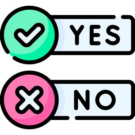 Yes No Free Marketing Icons