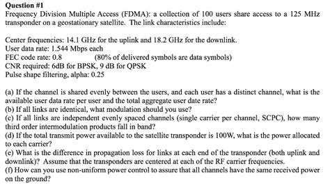 Frequency Division Multiple Access Fdma A