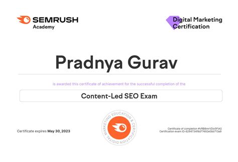 pradnya g on linkedin certification digital digitalamarketing seo