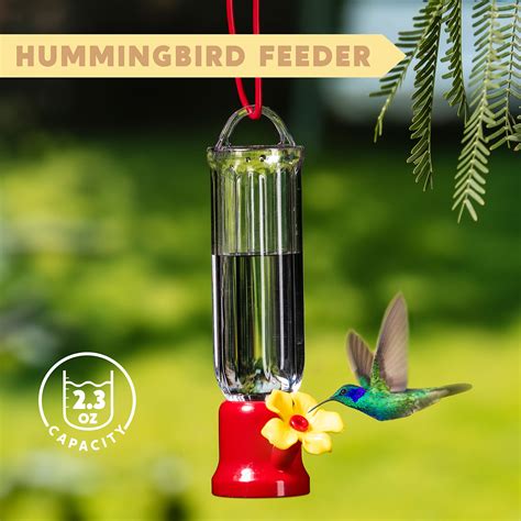 Vimoa Mini Hummingbird Feeder 4 Pack Hummingbird Feeders For Outdoor 2