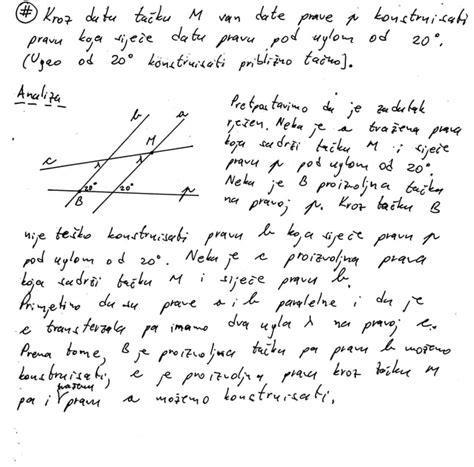 Elementarni Zadaci Iz Predmeta Euklidska Geometrija 1 Pdf