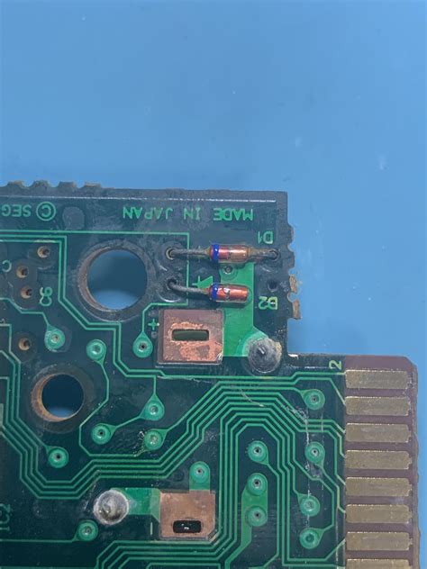 Identifying Diode On Phantasy Star 1 Cross Posted To R Consolerepair R Mastersystem