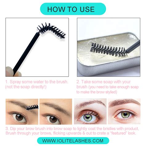 3d Feathery Brows Soap Kit Natural Wild Brows Wax Makeup Long Lasting