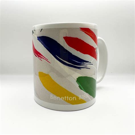 Benetton B186 Mug And Coaster Set — Illustrator Maker Automotive Artist