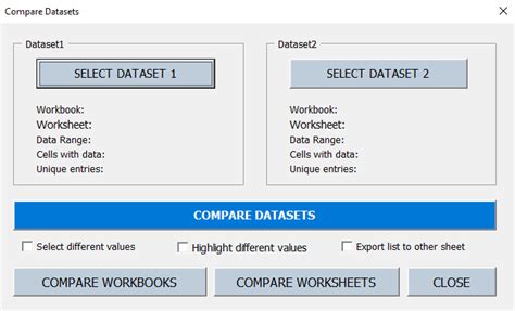 Excel Macro Business Excel CompareXLS Add In