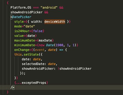 Problem With Date Picker On Android Issue 371 React Native Datetimepicker Datetimepicker