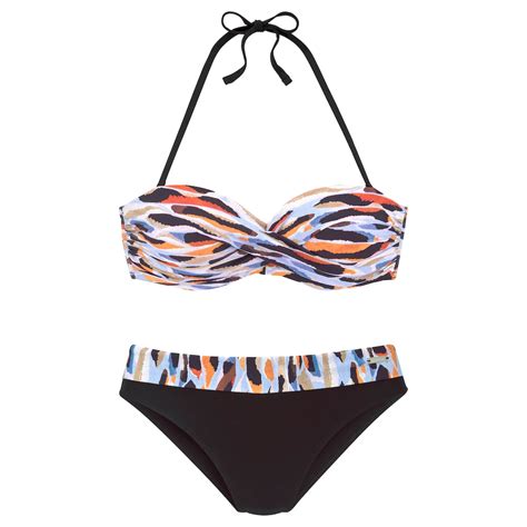 Lascana Bügel Bandeau Bikini Mit Modischen Design Bestellen Bei Otto