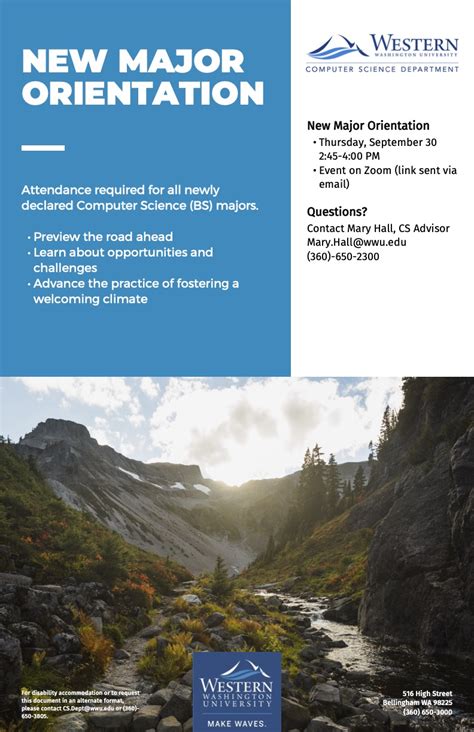 New Major Orientation Computer Science Bs Department Of Computer Science Western