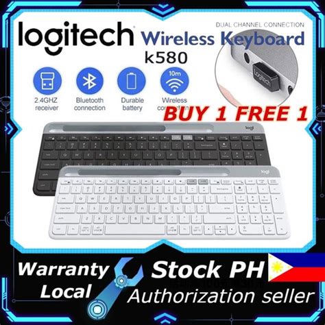 Cod Em4190tika586 Logitech K580 Slim Multi Device Wireless Keyboard For Chrome Os Bluetooth
