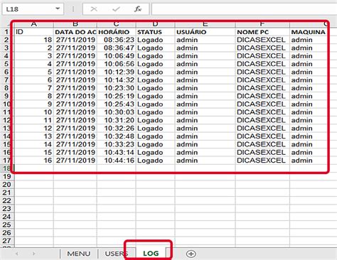 Aprenda A Criar Log Em Excel VBA Dicas Do Excel