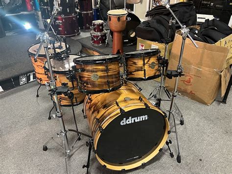 Ddrum Limited Dios 5 Piece Zebrawood Drum Set 2019 Reverb