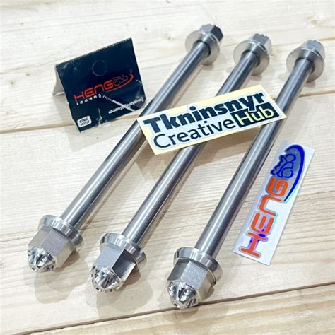 Jual As Roda Depan Stainless Heng Cnc V2h Vario 125 150 Beat Scoopy