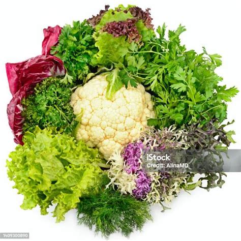 야채와 잎이 많은 채소는 흰색에 고립되어 있습니다 위에서보기 케일에 대한 스톡 사진 및 기타 이미지 케일 플랫 레이