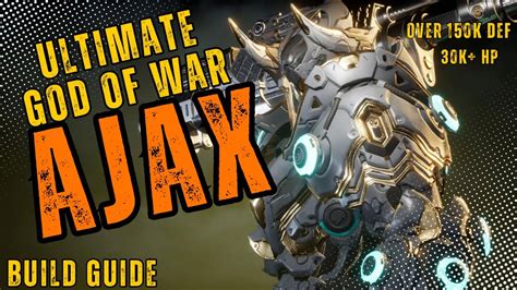 Ultimate Ajax Unkillable God Of War Build Guide YouTube