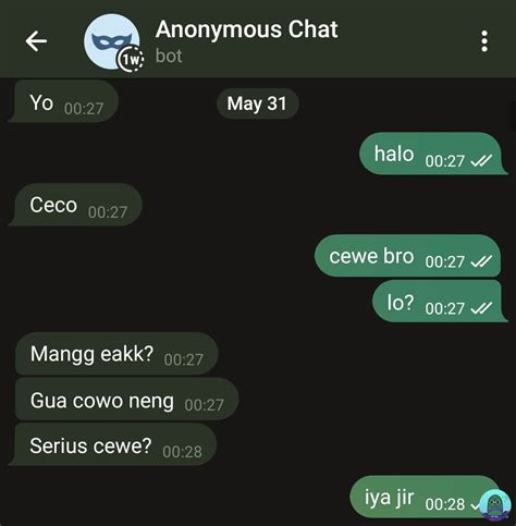 Tanyarl 💚 On Twitter 💚 Yang Main Anon Chat Tele Ceritain Dong