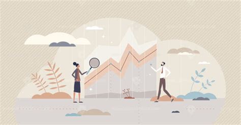 Data Visualization And Report Presentation Or Explanation Tiny Person Concept Vectormine