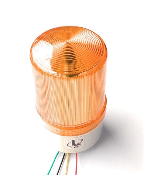 Buy Litost LED Revolving Warning Light With Sound Alarm Buzzer Siren