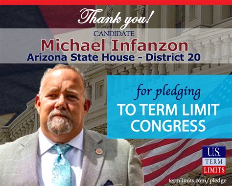 Michael Infanzon Pledges To Support Congressional Term Limits Us