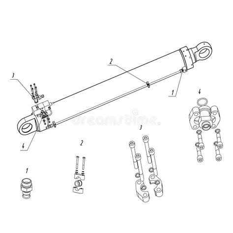 Hydraulic Cylinder Assembly Drawing At Kimberly Obrien Blog