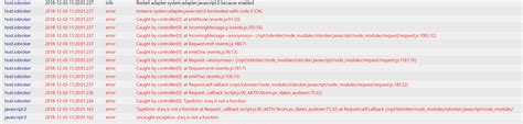 JS Fehler Seit Update Des Script Engines Adapters Auf 4 0 1