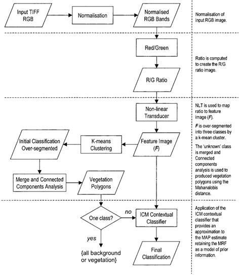 Classi Cation Procedures For Automated Separation Of Vegetation From