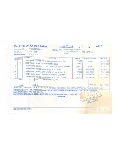 no invoice pdf