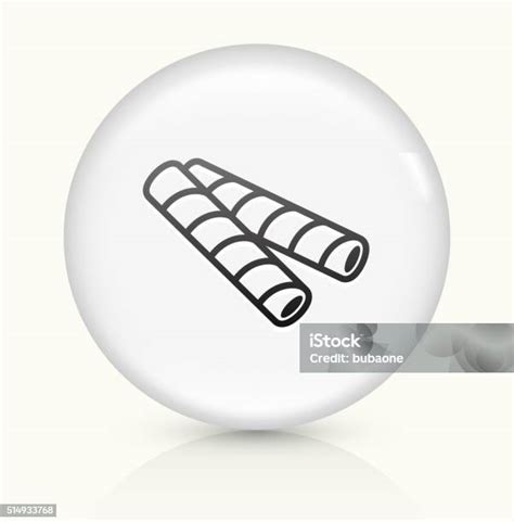웨이퍼 Stick 아이콘인명별 라운드 벡터 버튼 곡선에 대한 스톡 벡터 아트 및 기타 이미지 곡선 구도 그림자 Istock