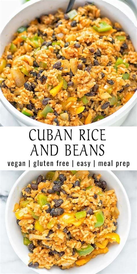 Make This Simple And Quick Cuban Rice And Beans Today Full Of